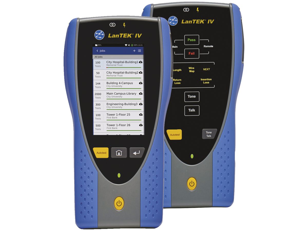 Testeur de câble LAN LanTEK IV 500, 500MHz ISO EA/cat.6A - Otto Fischer AG
