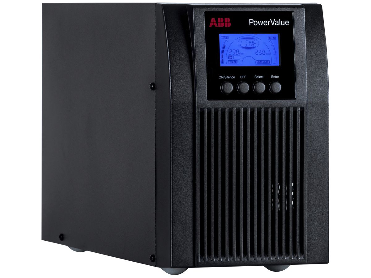 USV-Stromversorgung ABB PowerValue 11T G2 B, 1-phasig, online 900W/1kVA ...