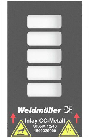 Kabelmarkierer Weidmüller MetalliCard SFX für Ø7…40mm 12×40mm Aluminium ...