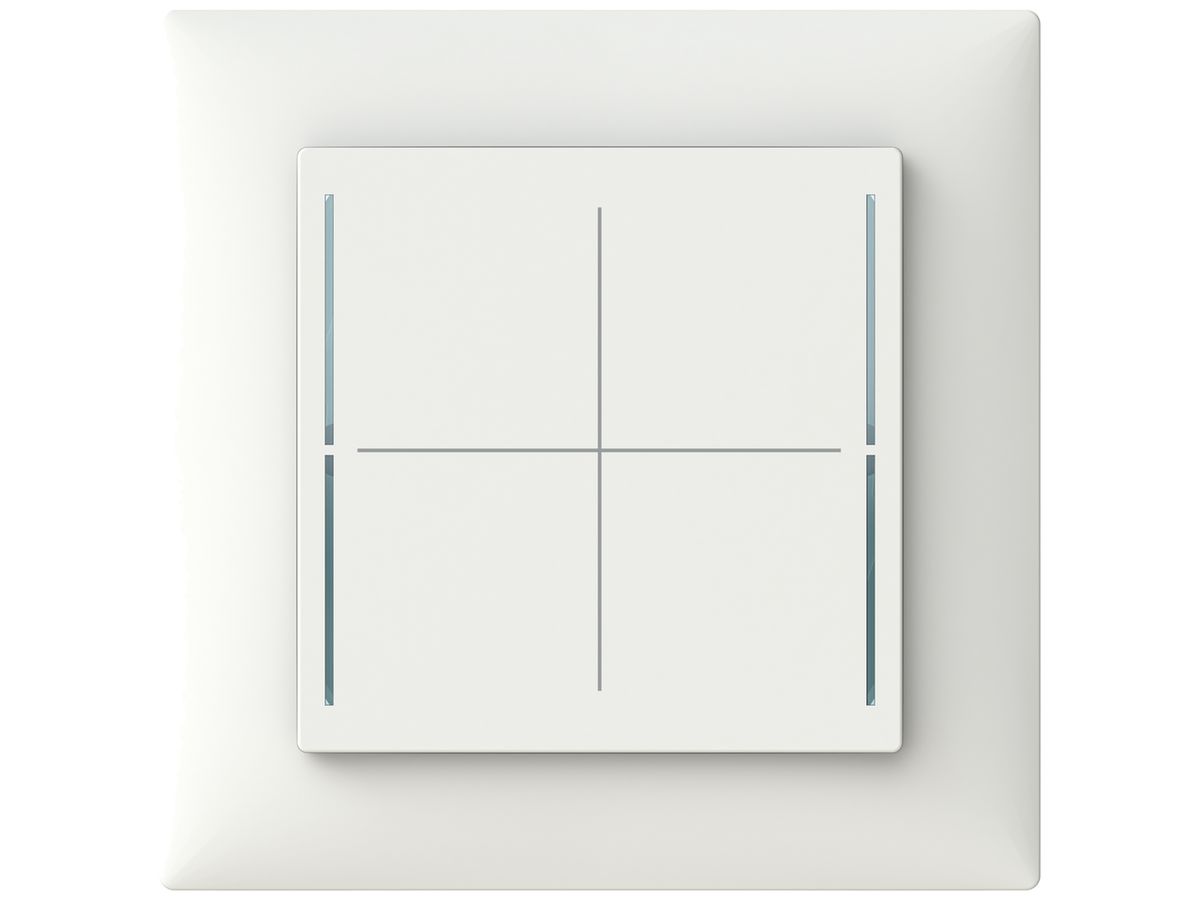 Elemento di comando INC ABB SIDUS touch B KNX con BCU 1…4-volte bianco ...