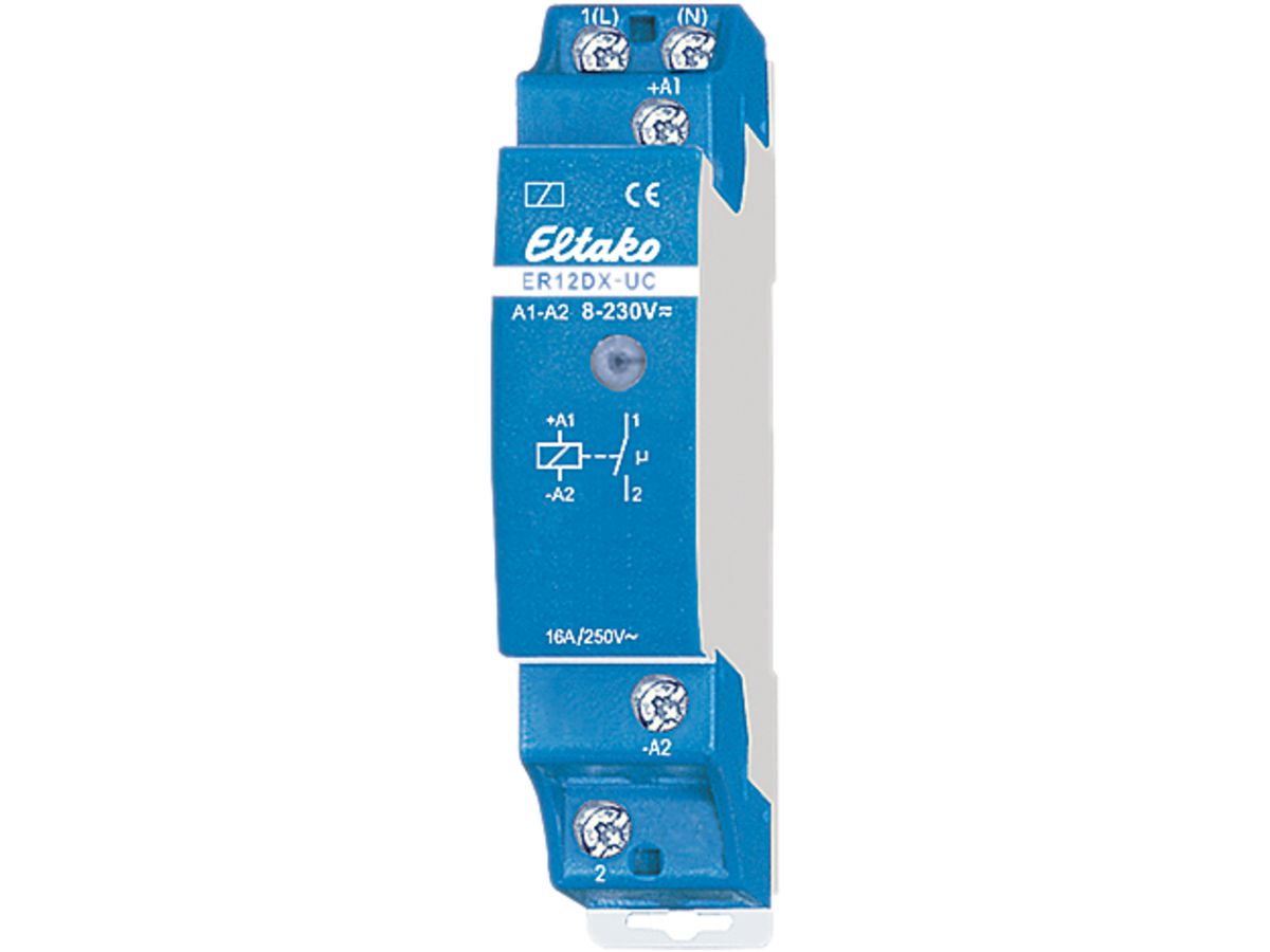 REG-Steuerrelais Eltako 230VAC 16A 1S, ER12DX-UC - Otto Fischer AG