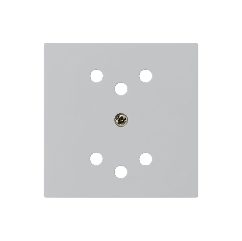 Placca frontale kallysto 2×T12 60×60mm grigio chiaro con prot. bambini ...