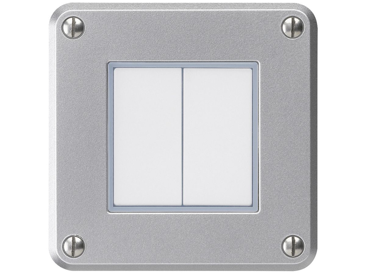 Contatto pulsante INC robusto IP55 2×1P alluminio per combinazione ...